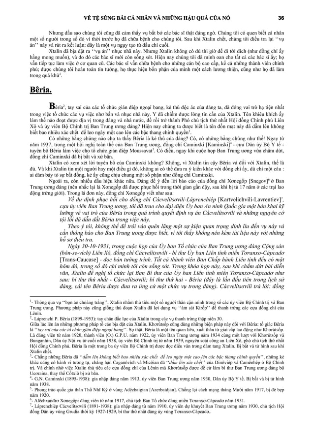 Khrusev bao-cao-ve-stalin | PDF