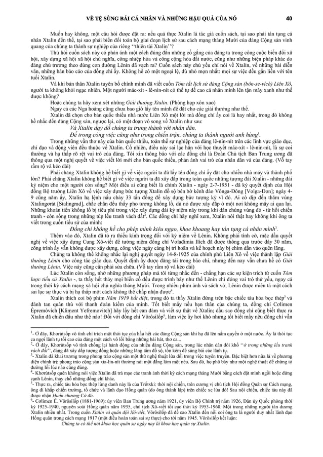 Khrusev bao-cao-ve-stalin | PDF