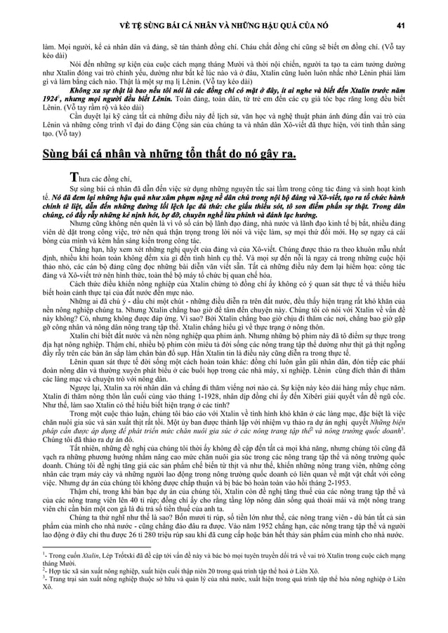 Khrusev bao-cao-ve-stalin | PDF