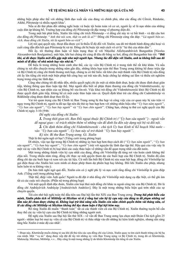 Khrusev bao-cao-ve-stalin | PDF