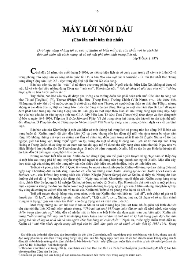 Khrusev bao-cao-ve-stalin | PDF