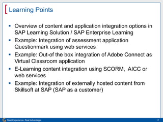 SAP LSO – how to integrate content and services | PPTX