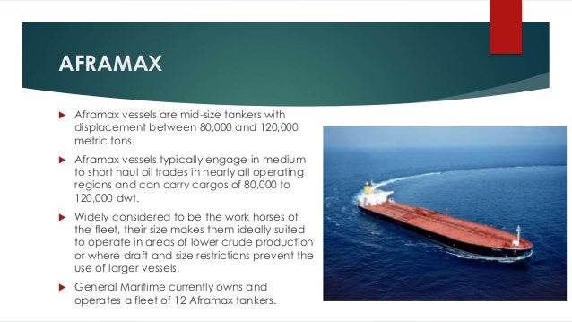 Crude Oil Carriers Types / Oil Tankers