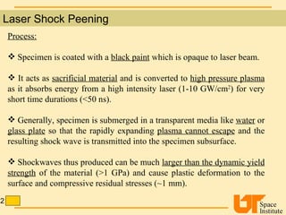 Laser Shock Peening of Bulk Metallic Glasses | PPT