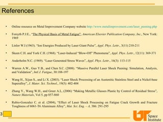 Laser Shock Peening of Bulk Metallic Glasses | PPT