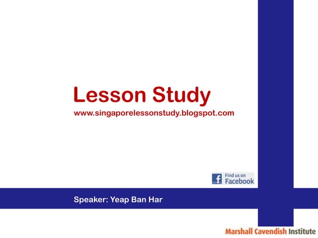 LSP101 Introduction to Lesson Study | PPT