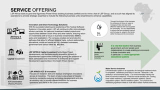 LSP Africa Emfuleni Municipality Driving Efficiency with Innovation | PPT