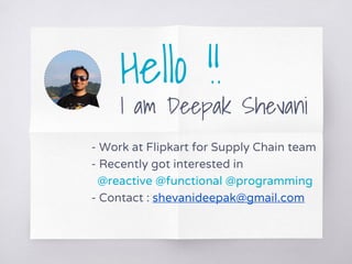 Moving towards Reactive Programming | PPT