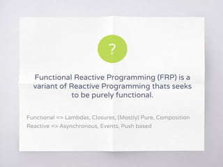 Moving towards Reactive Programming | PPT