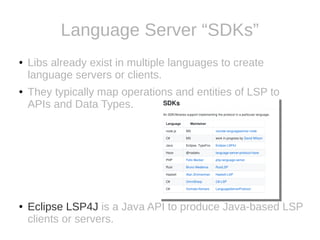 [EclipseCon France 2017] Language Server Protocol in action | PPT