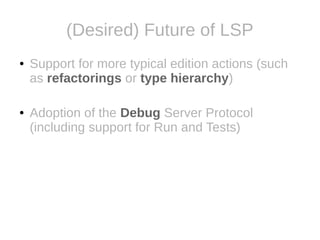 [EclipseCon France 2017] Language Server Protocol in action | PPT