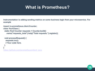 Monitoring using Prometheus and Grafana | PPT