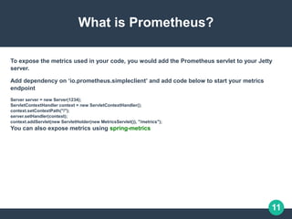 Monitoring using Prometheus and Grafana | PPT