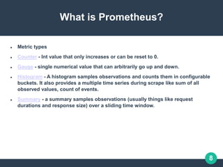 Monitoring using Prometheus and Grafana | PPT