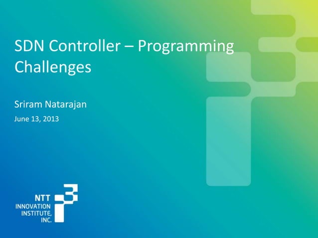 SDN Controller - Programming Challenges | PPT