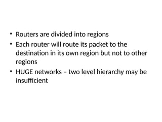 LSP, Hierarchy, broadcast routing, anycast routing .pptx