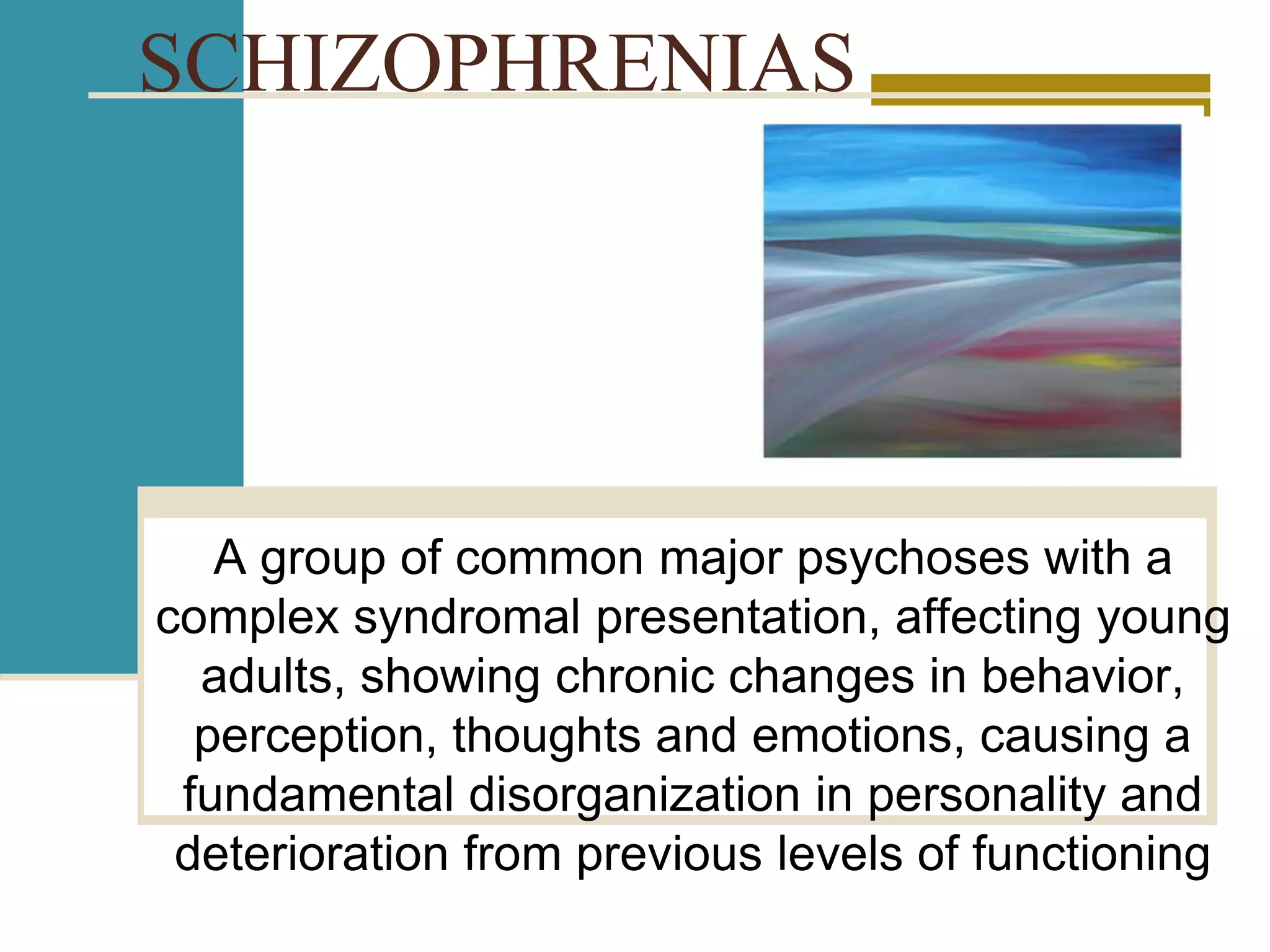 Schizophrenia ppt | PPTX