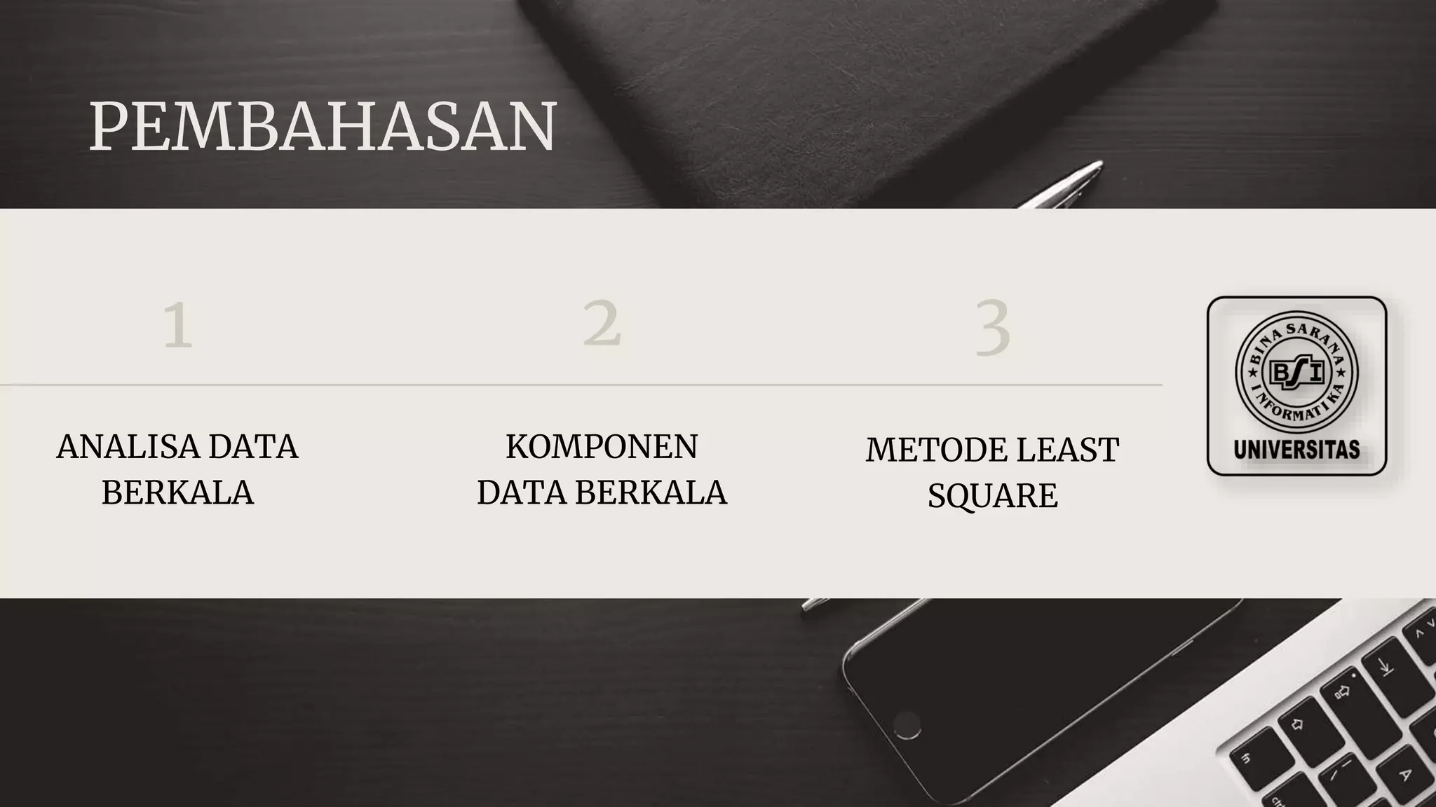 PPT UAS MATAKULIAH STATISTIKA - LEAST SQUARE | PPTX