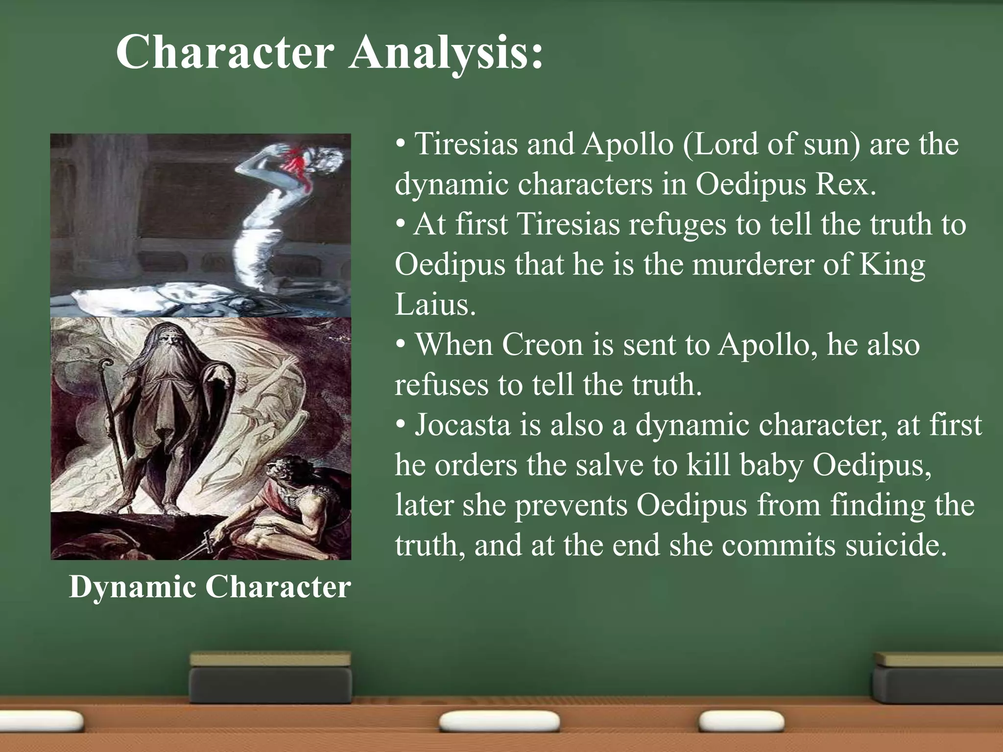 Characterization Of Oedipus Rex - Presentation Slides - By Rehan Butt | PDF