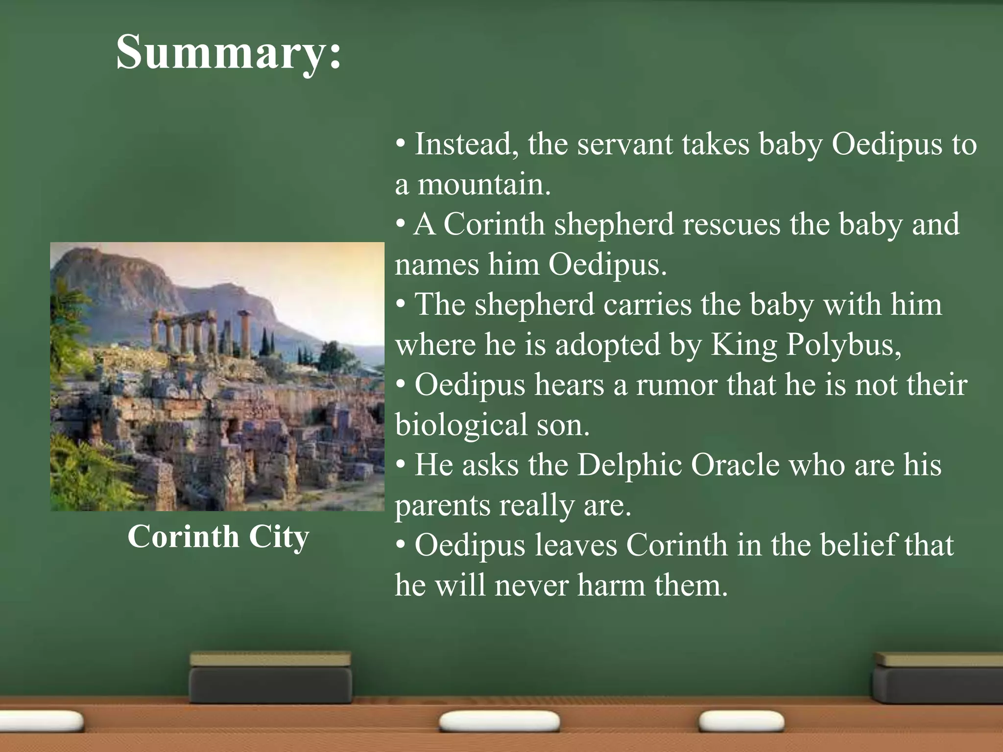 Characterization Of Oedipus Rex - Presentation Slides - By Rehan Butt | PDF
