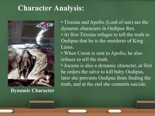 Characterization Of Oedipus Rex - Presentation Slides - By Rehan Butt | PDF