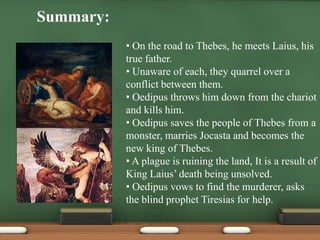 Characterization Of Oedipus Rex - Presentation Slides - By Rehan Butt | PDF