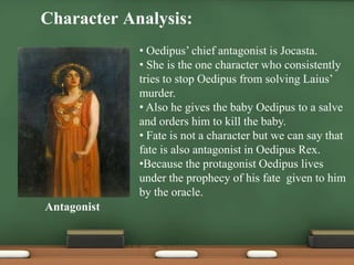 Characterization Of Oedipus Rex - Presentation Slides - By Rehan Butt | PPT