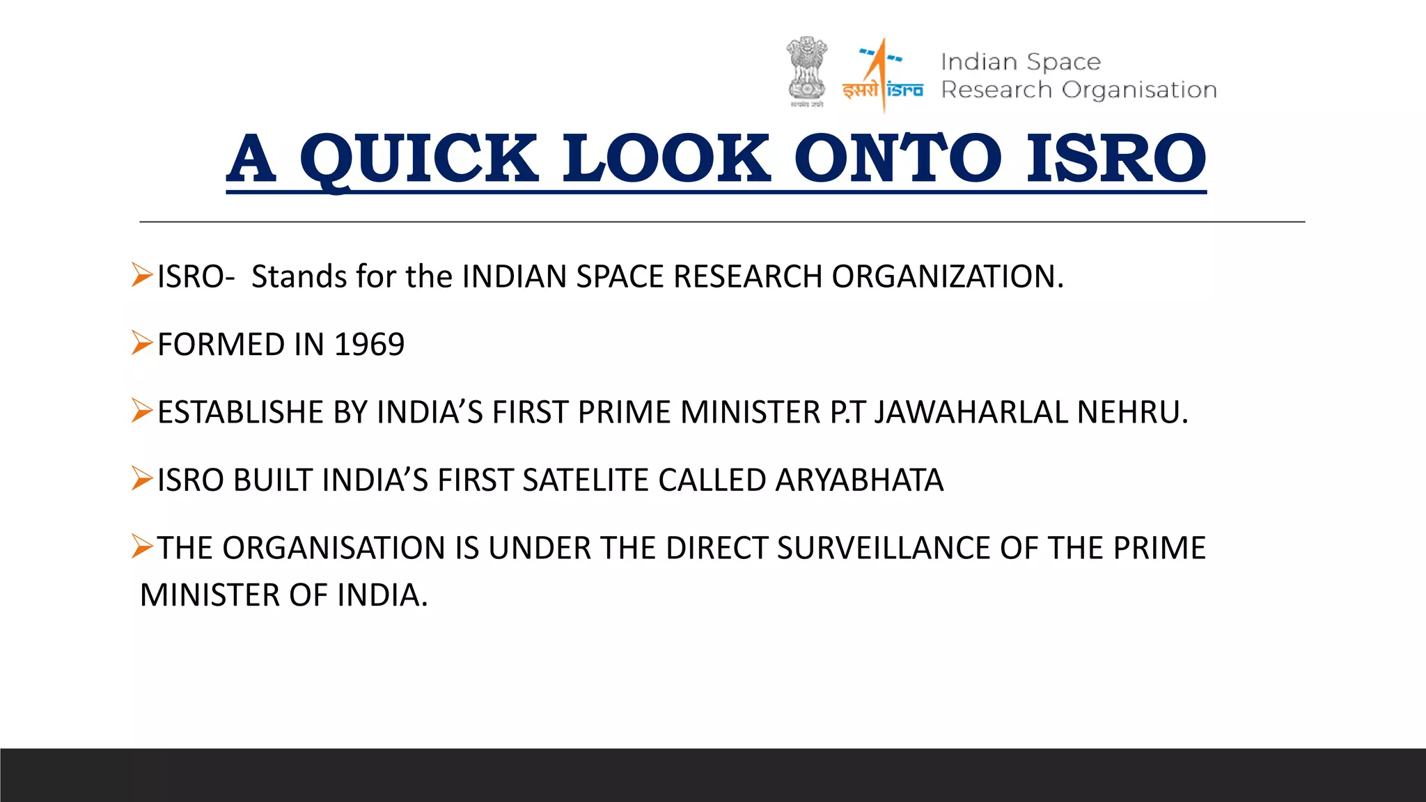 INDIAN SPACE PROGRAM | PPTX