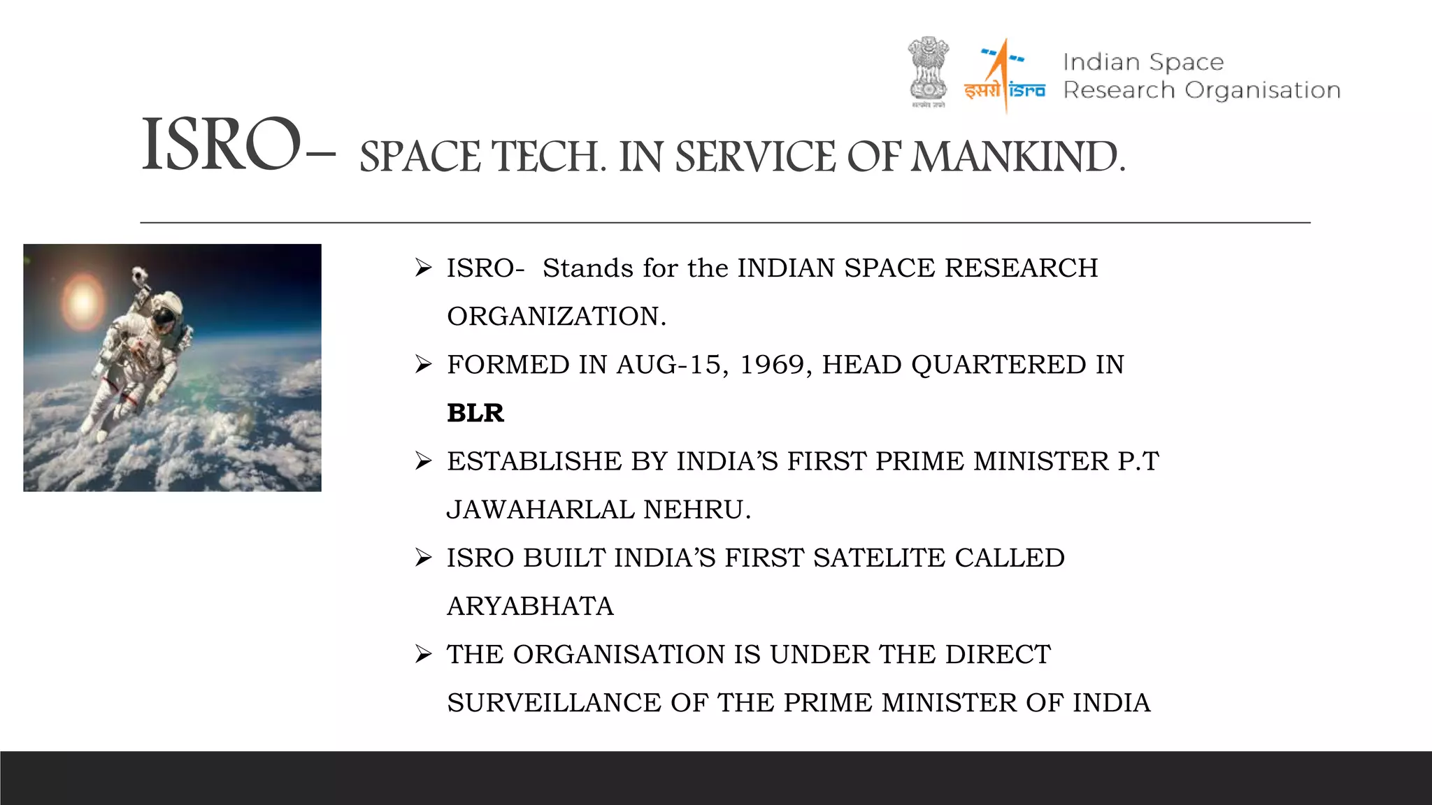 INDIAN SPACE PROGRAM | PPTX