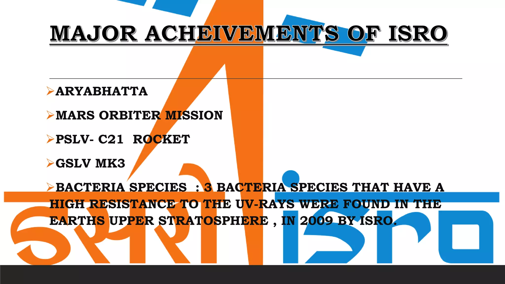 INDIAN SPACE PROGRAM | PPTX