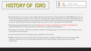 INDIAN SPACE PROGRAM | PPTX