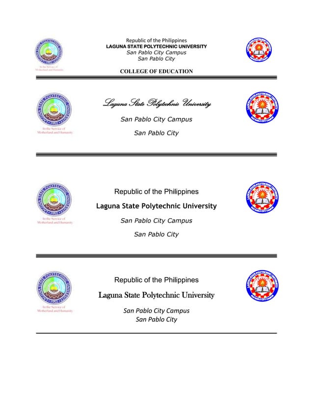Lspu seals | DOCX