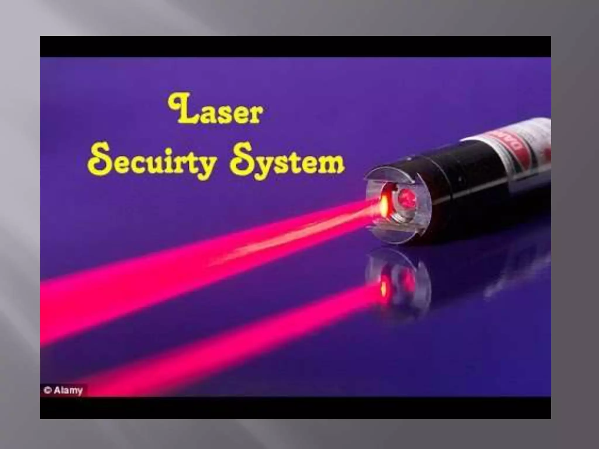 Laser Security System | PPTX
