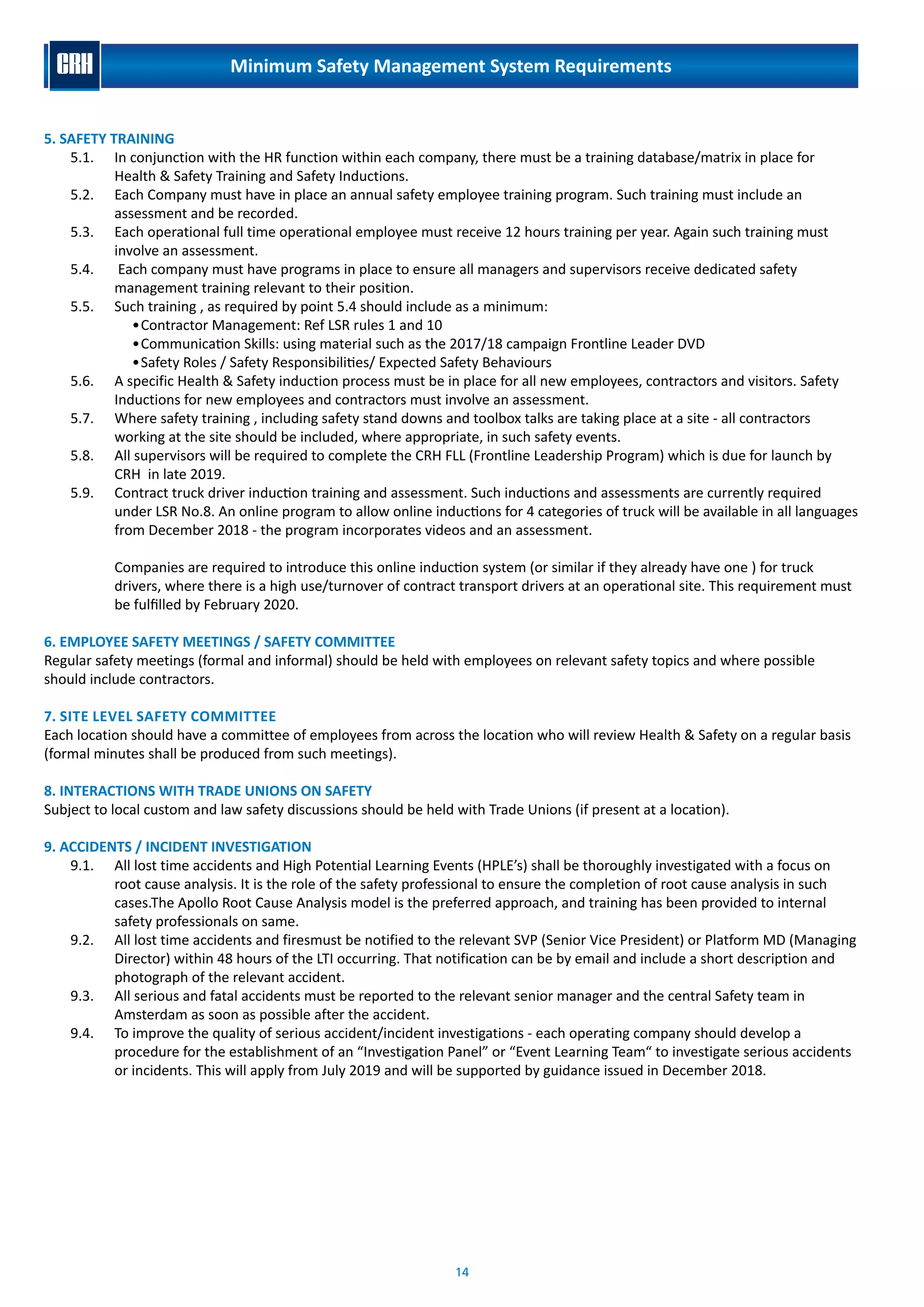 Life Saving Rules - HSE | PDF