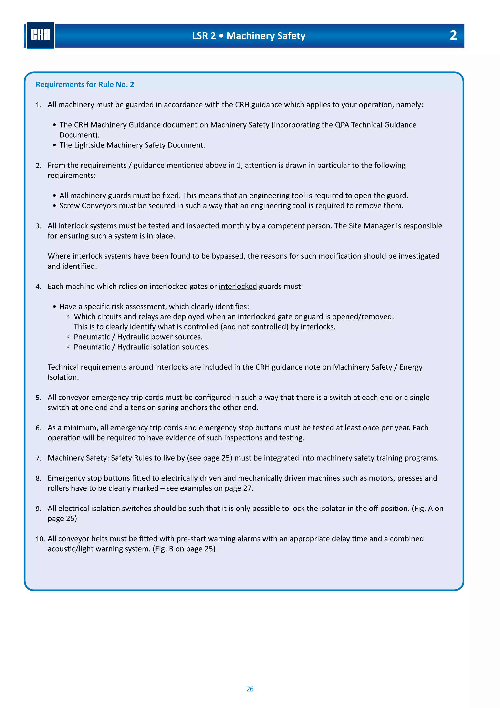 Life Saving Rules - HSE | PDF