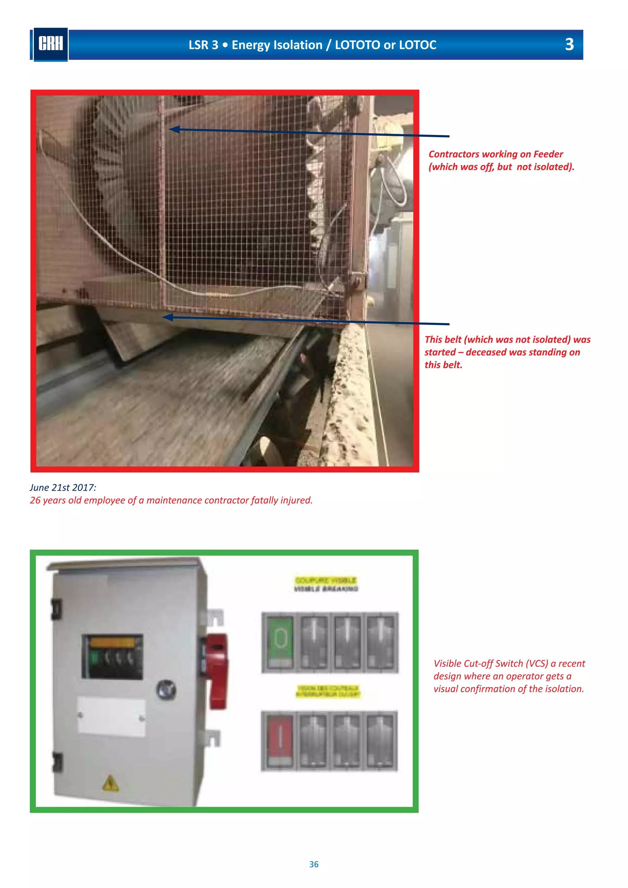 Life Saving Rules - HSE | PDF