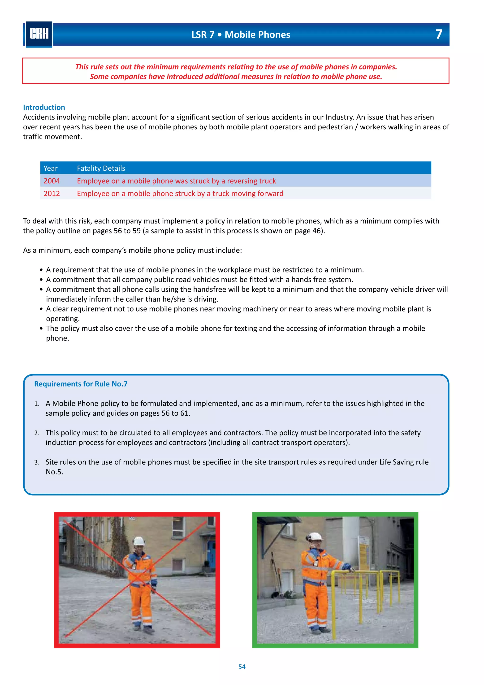 Life Saving Rules - HSE | PDF