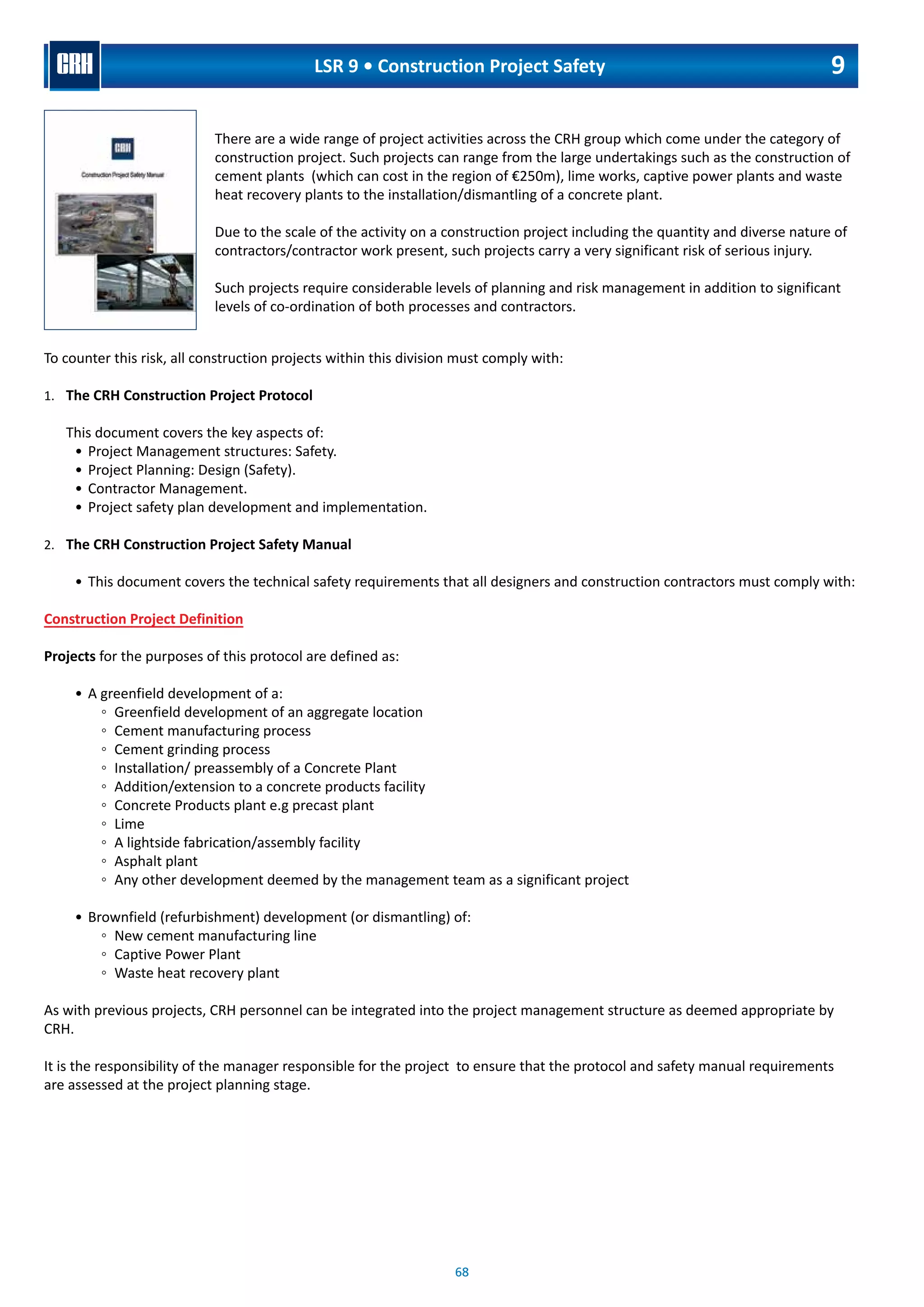 Life Saving Rules - HSE | PDF