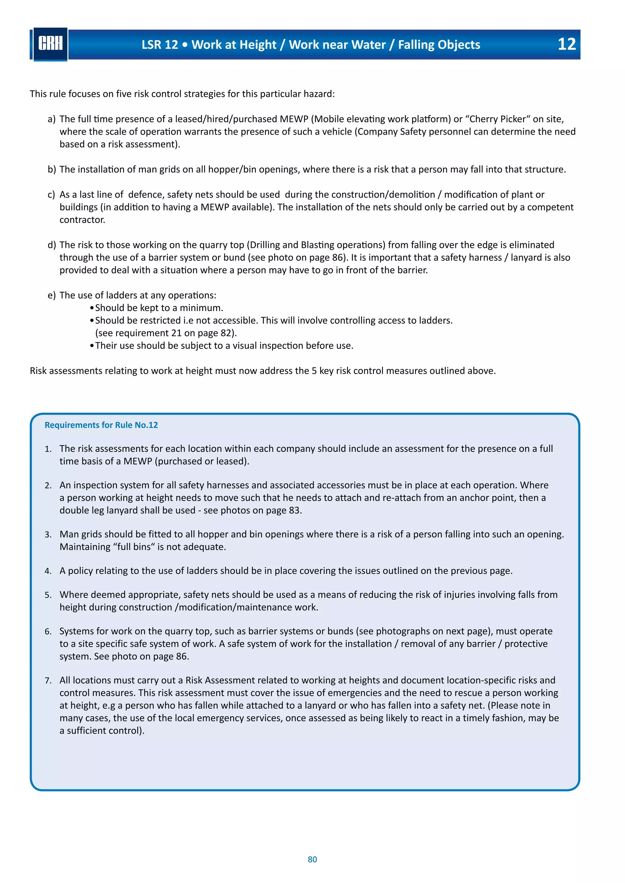Life Saving Rules - HSE | PDF
