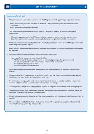 Life Saving Rules - HSE | PDF