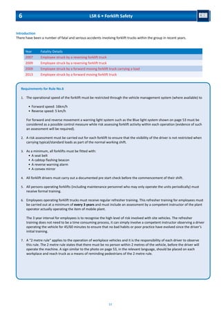 Life Saving Rules - HSE | PDF