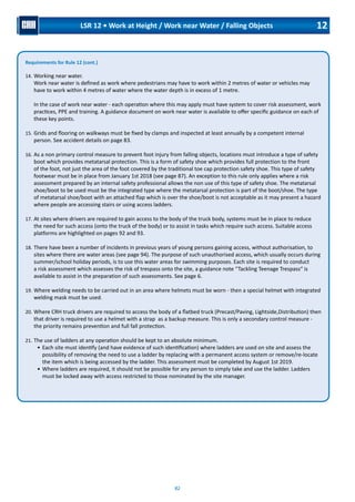 Life Saving Rules - HSE | PDF