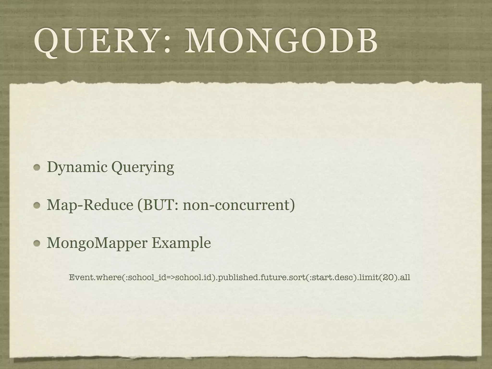 Battle of NoSQL stars: Amazon's SDB vs MongoDB vs CouchDB vs RavenDB ...