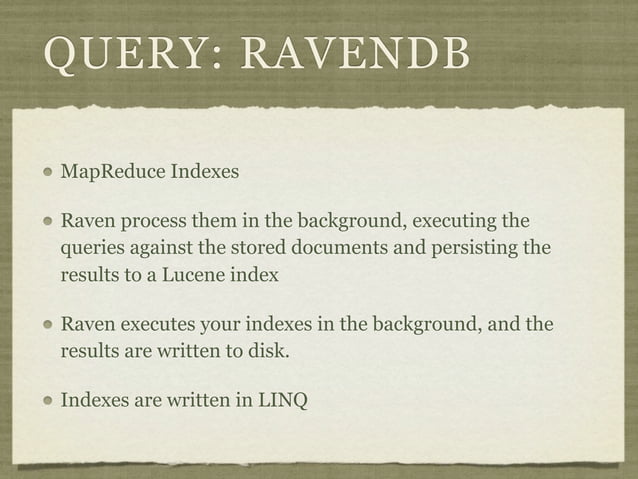 Battle of NoSQL stars: Amazon's SDB vs MongoDB vs CouchDB vs RavenDB ...