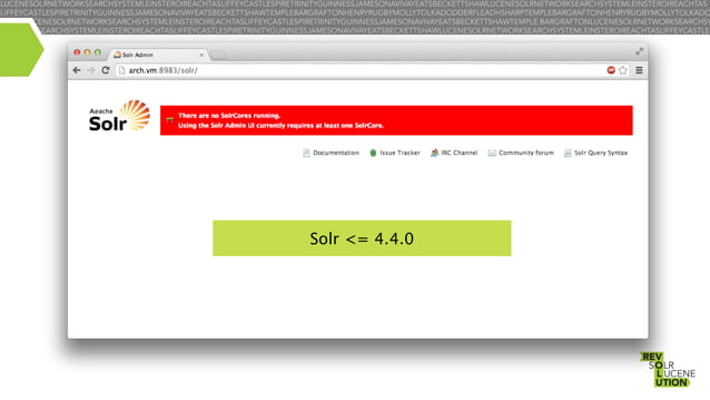 Solr's Admin UI - Where does the data come from? | PPT