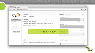 Solr's Admin UI - Where does the data come from? | PPT