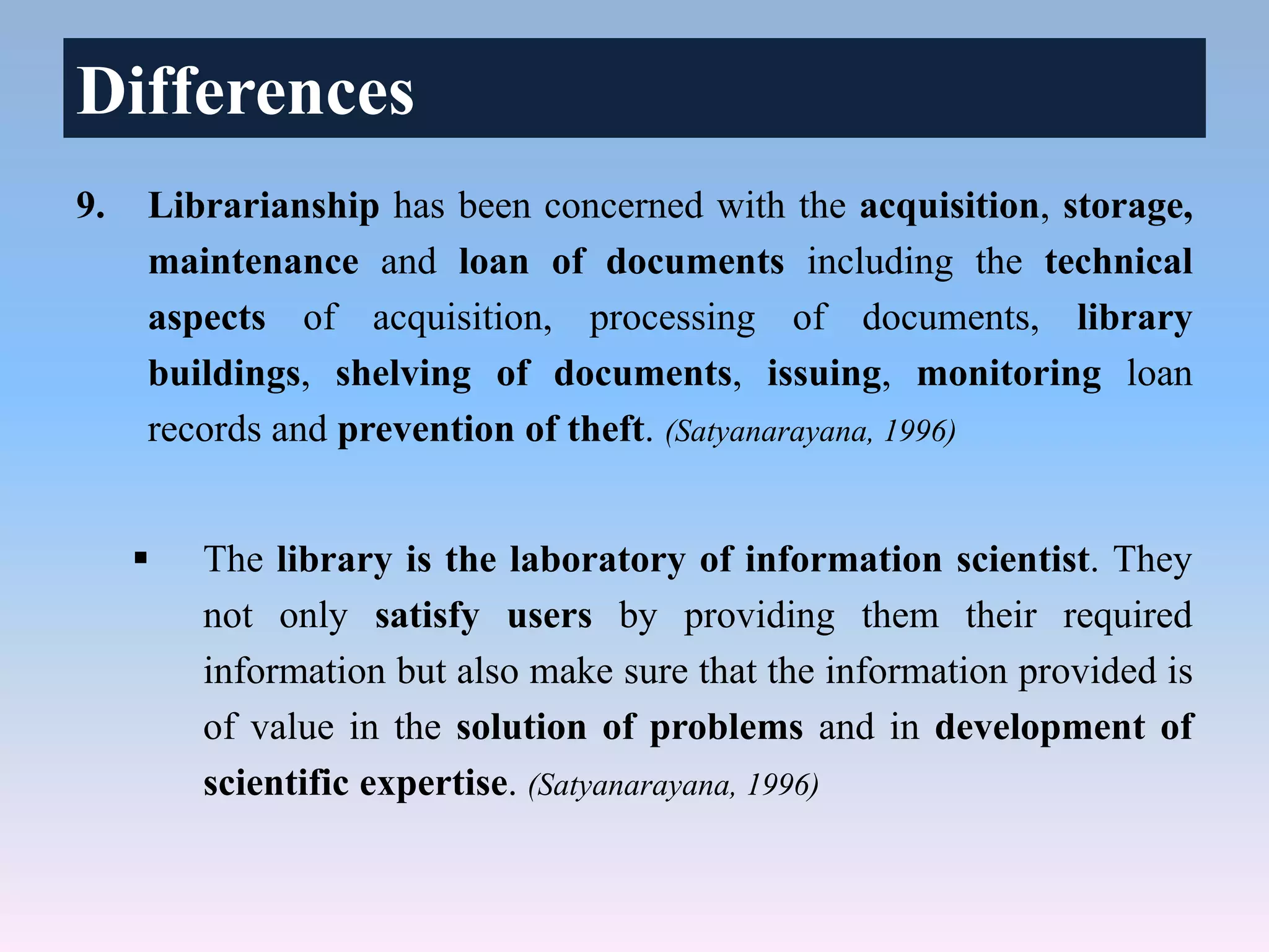 RELATIONSHIP OF LIBRARY SCIENCE WITH ‎INFORMATION SCIENCE | PPSX