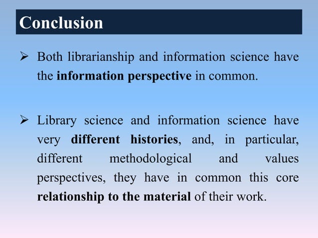 RELATIONSHIP OF LIBRARY SCIENCE WITH ‎INFORMATION SCIENCE | PPSX