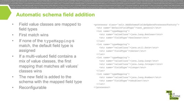 Schemaless Solr and the Solr Schema REST API | PPT