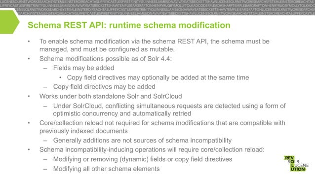 Schemaless Solr And The Solr Schema Rest Api Ppt